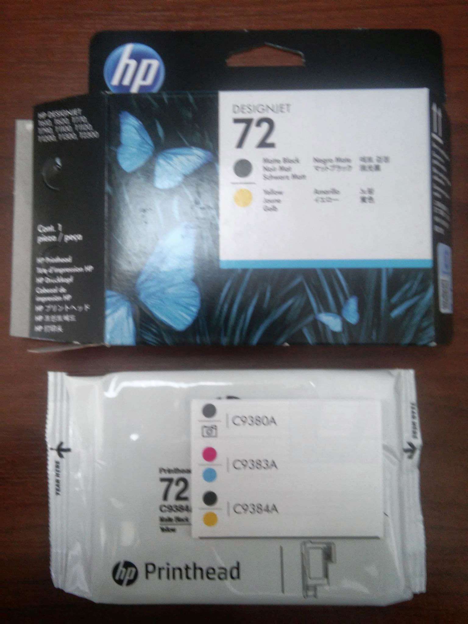 Печатающая головка HP C9384A № 72 для Designjet T1100/T610 — купить в ...