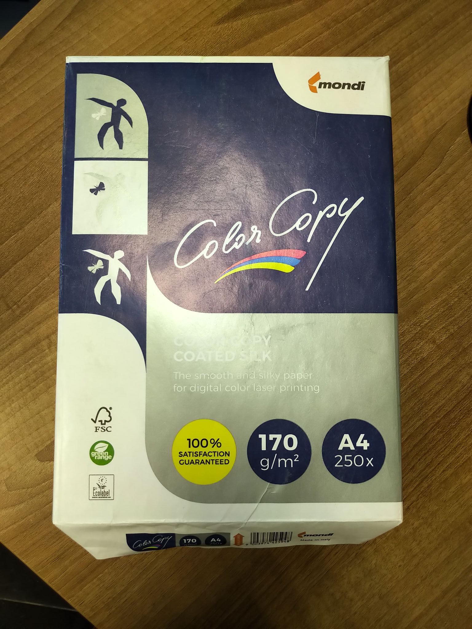 Бумага Color Copy Coated Silk А4, 170г, м2, 250л. 141%CIE — купить в ...