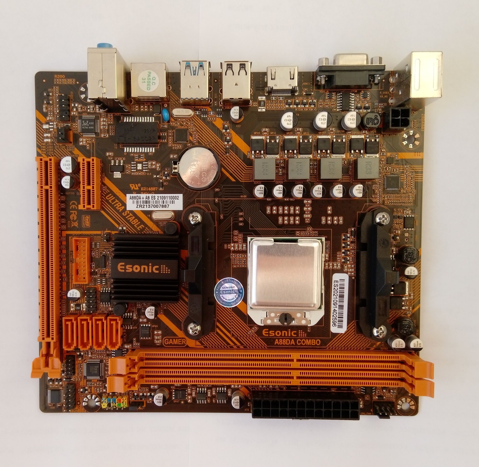 Купить материнская плата ESONIC A88DA c процессором AMD A8-5500M (FM2 ...