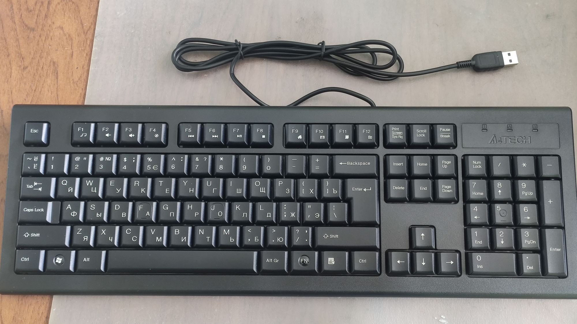 Купить клавиатура A4TECH KR-85 черный USB 570125 A4TECH в интернет ...