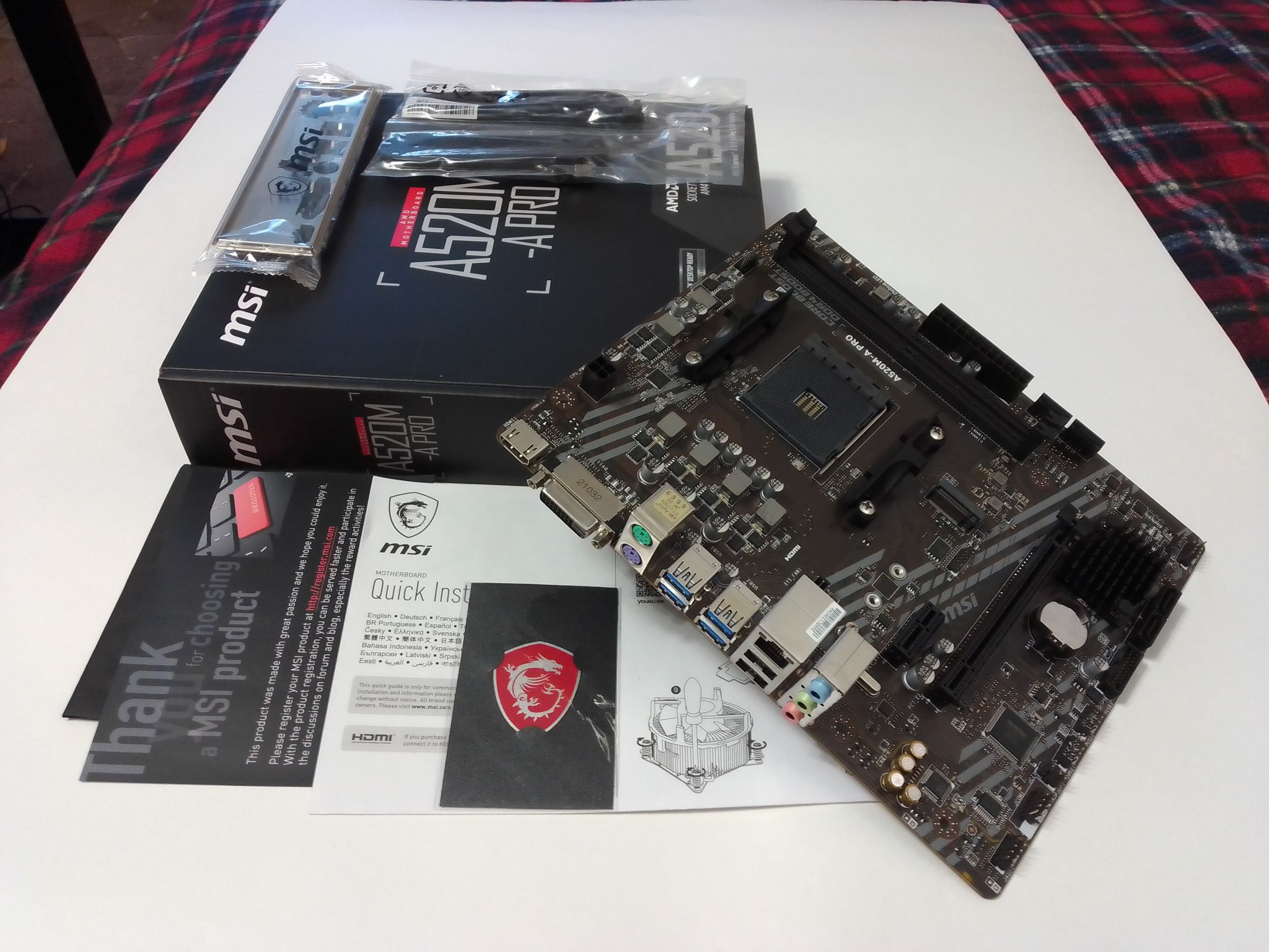 Материнская плата MSI A520M-A PRO (AM4, mATX) — купить по низкой цене в ...