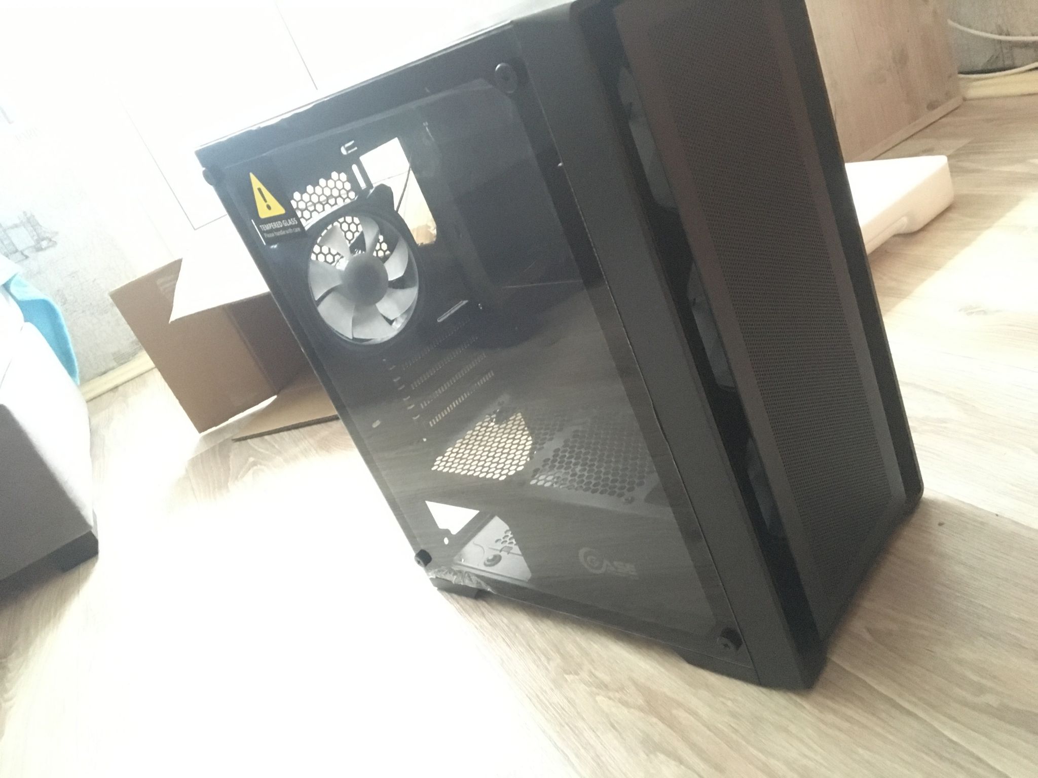 Корпус Powercase Alisio Micro X4B, черный (CAMIB-L4) — купить по низкой ...