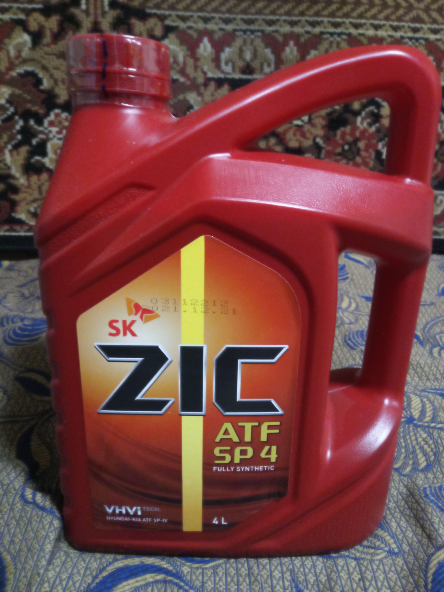 Трансмиссионное масло ZIC ATF SP-4 4 л — купить в интернет-магазине ОНЛАЙН ТРЕЙД.РУ