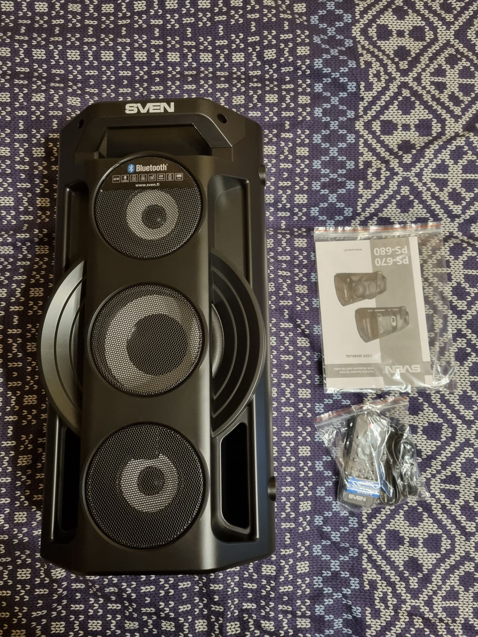 Портативная акустика SVEN PS-680 SV-020187 — купить в интернет-магазине ОНЛАЙН ТРЕЙД.РУ