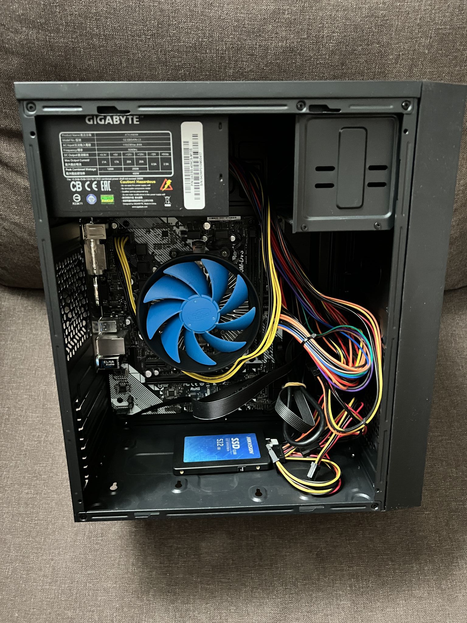Корпус Minitower ExeGate BAA-113U mATX, без БП, черный EX292351RUS ...