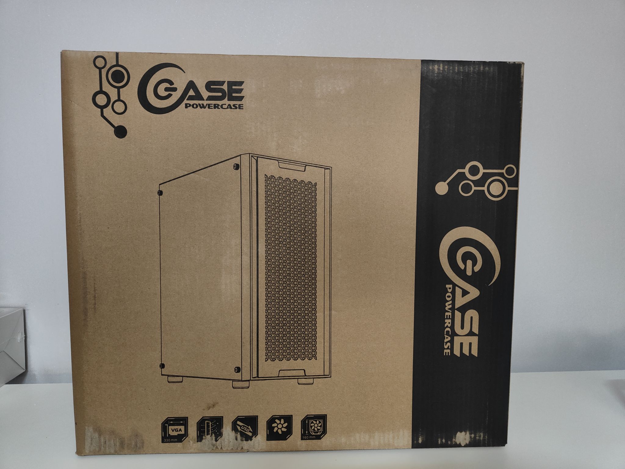 Корпус Powercase Alisio X4B, черный (CAXB-L4) — купить в интернет ...