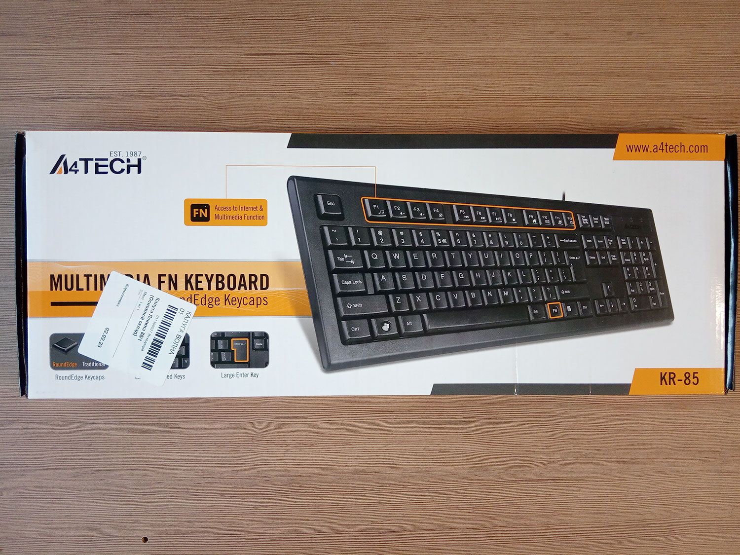 Купить клавиатура A4TECH KR-85 черный USB 570125 A4TECH в интернет ...