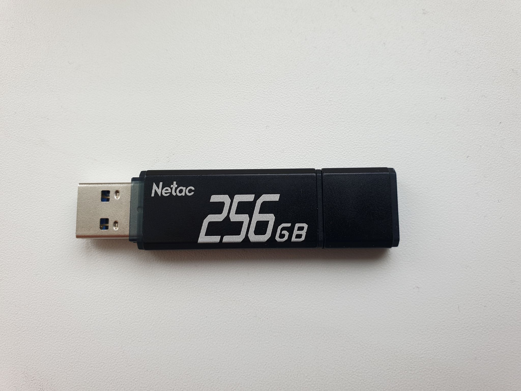 USB флешка Netac U351 256Gb metal black USB 3.0 (NT03U351N-256G-30BK ...