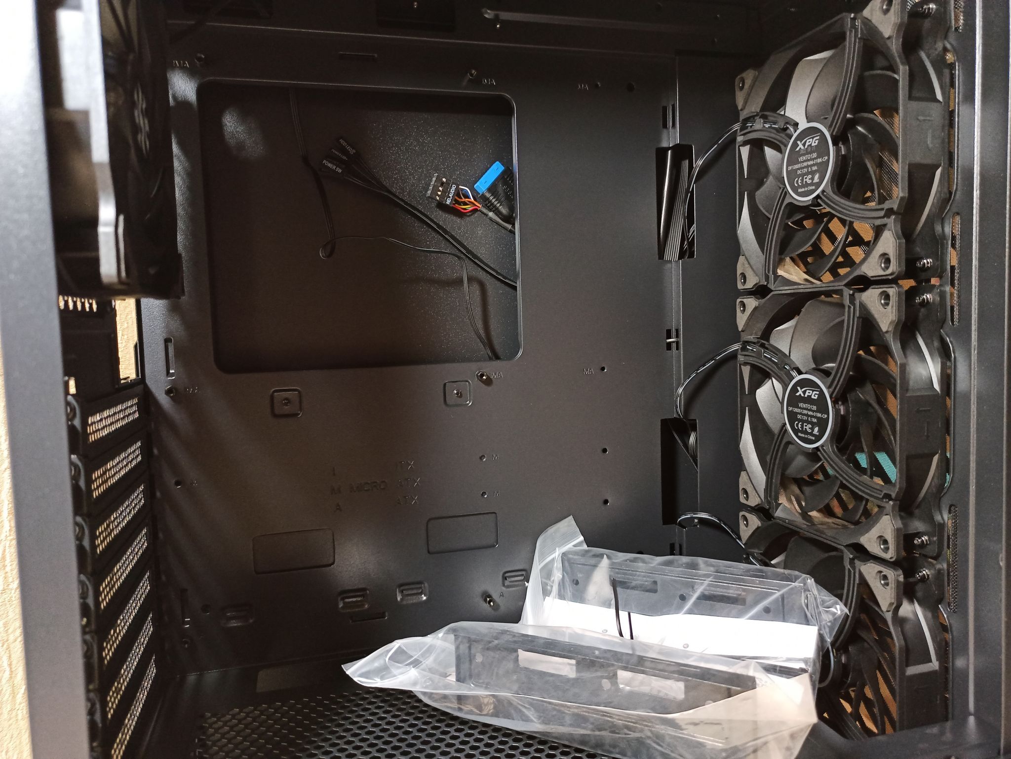 Корпус XPG VALOR AIR Black VALORAIRMT-BKCWW — купить по низкой цене в ...