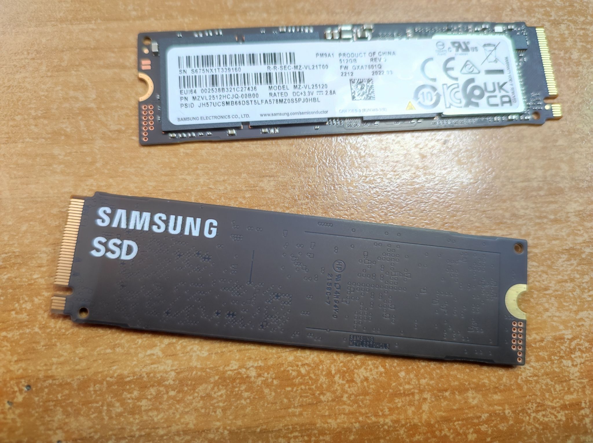 SSD диск SAMSUNG M.2 PM9A1 512Gb PCIe 4.0 x4 NVMe 3D NAND TLC ...