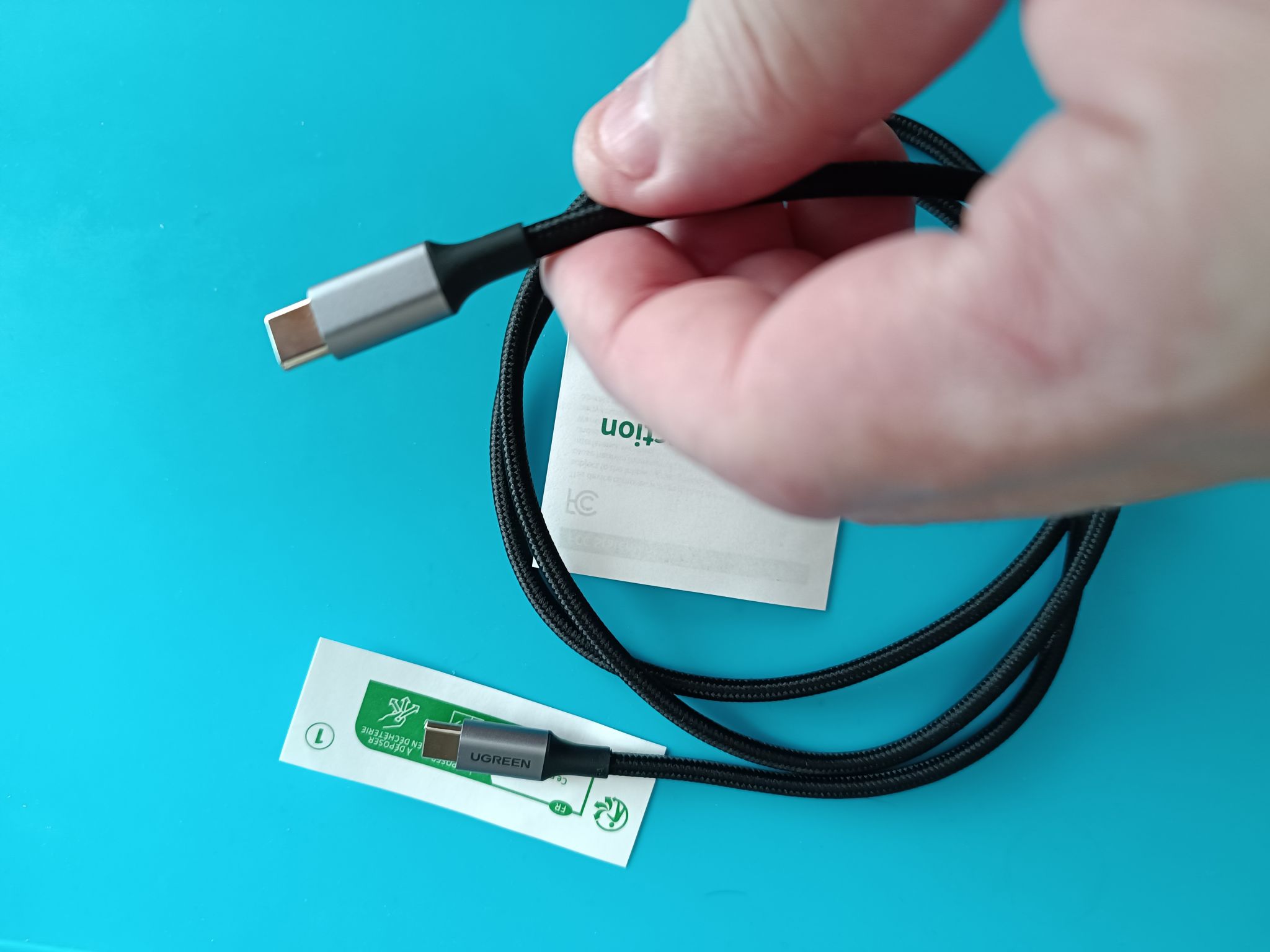 Кабель UGREEN USB-C - USB-C, 100 Вт, 1 м, черный UGREEN 70427 — купить в интернет-магазине ...