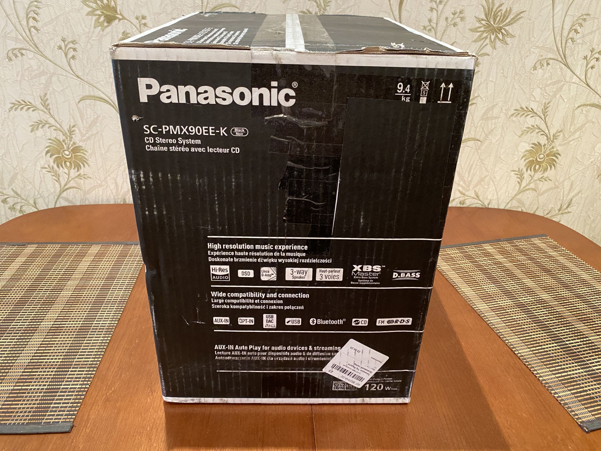 Микросистема Panasonic SC-PMX90EE-K, черный — купить по низкой цене в ...