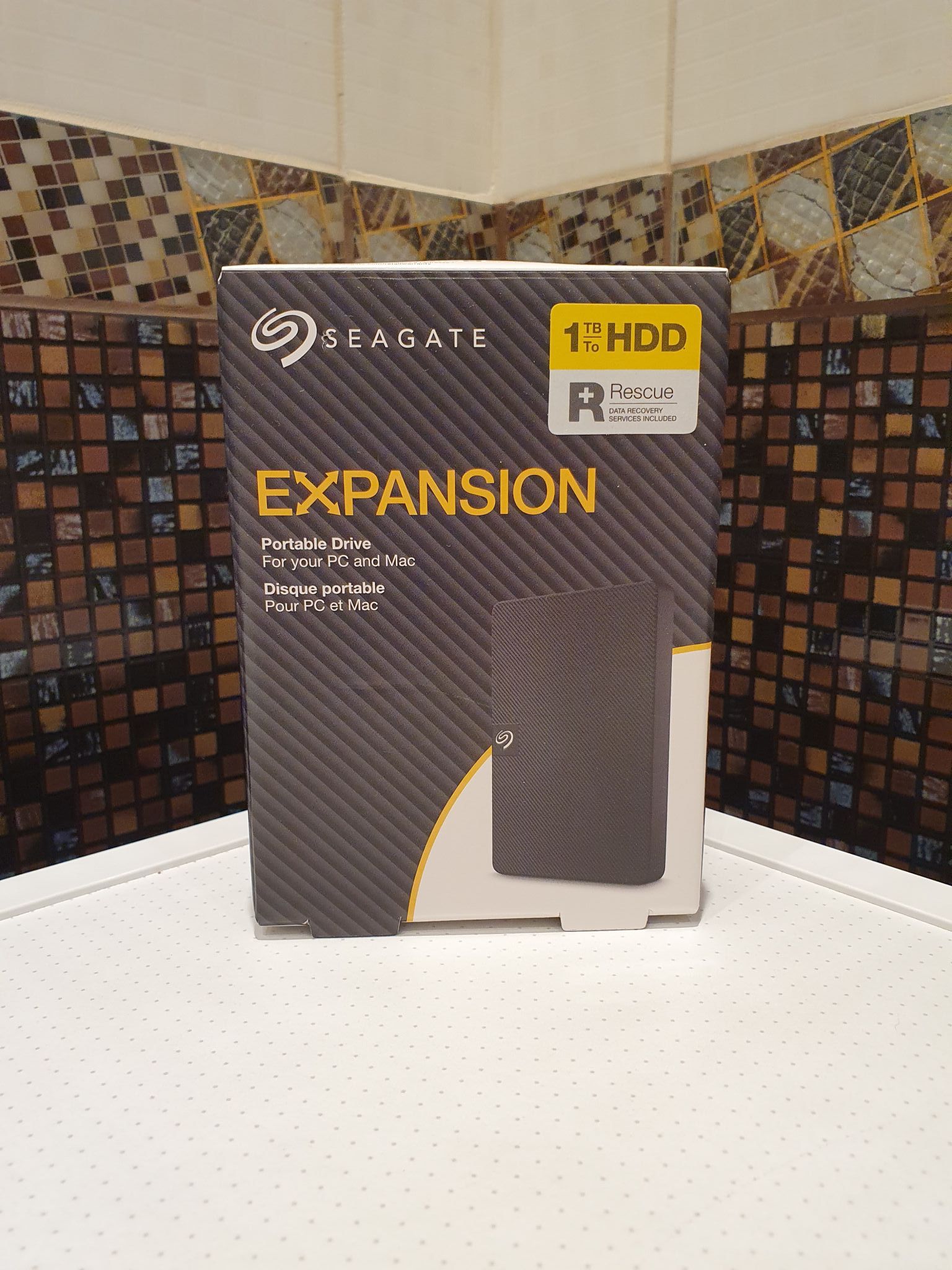 Внешний жесткий диск Seagate Expansion Portable, 1 ТБ, USB 3.0 ...