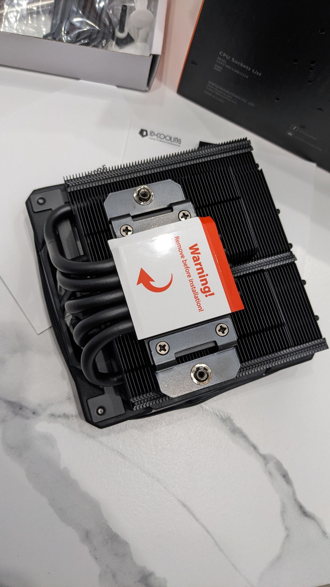 Кулер для процессора ID-COOLING IS-55 BLACK — купить по низкой цене в ...