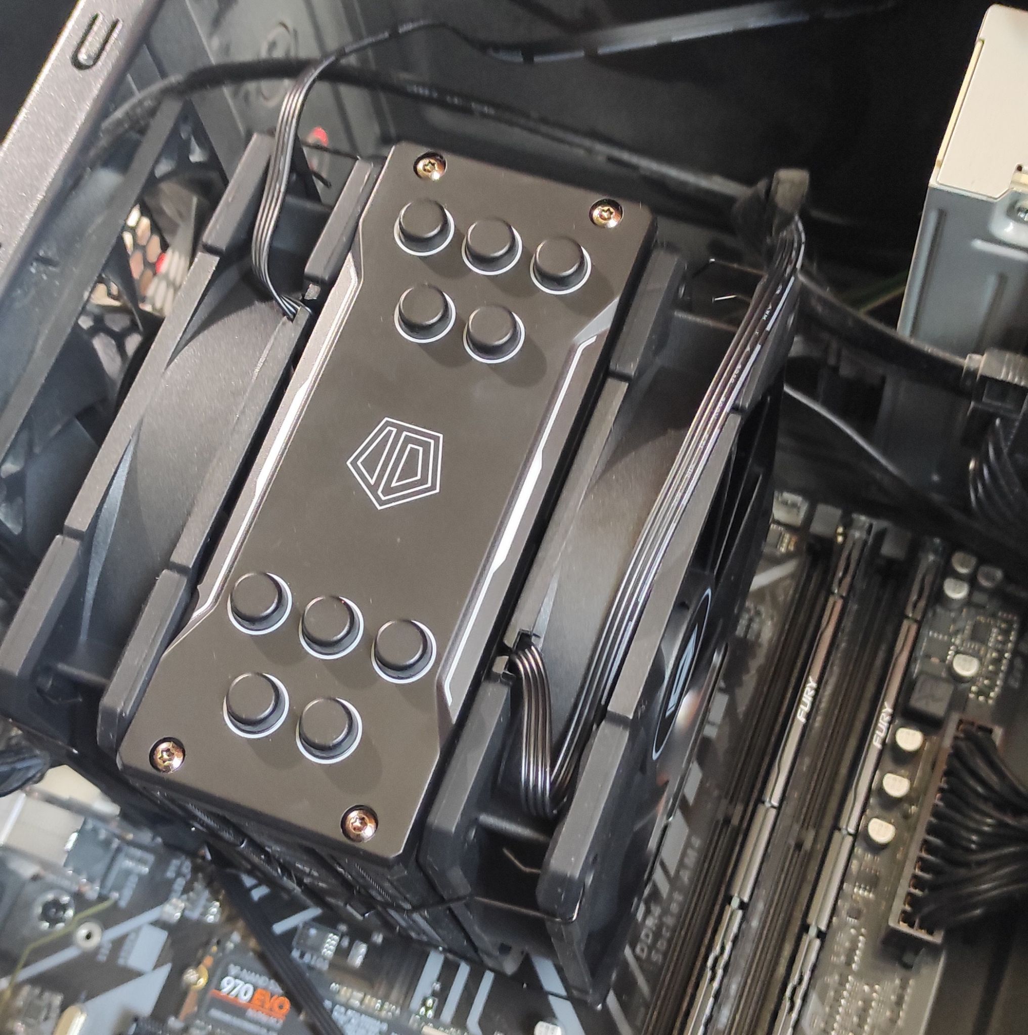 Кулер для процессора ID-COOLING SE-225-XT BLACK V2 — купить по низкой ...