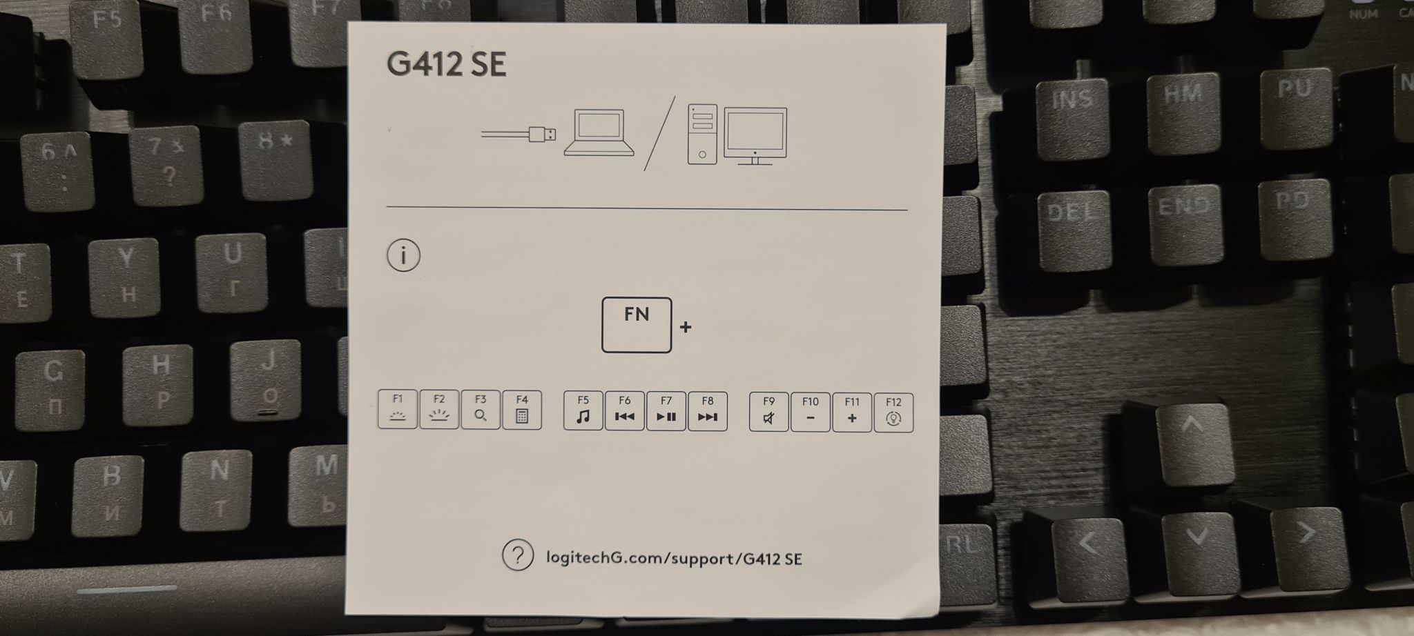 Клавиатура Logitech G412 SE черный (920-010440) — купить по низкой цене в интернет-магазине ...