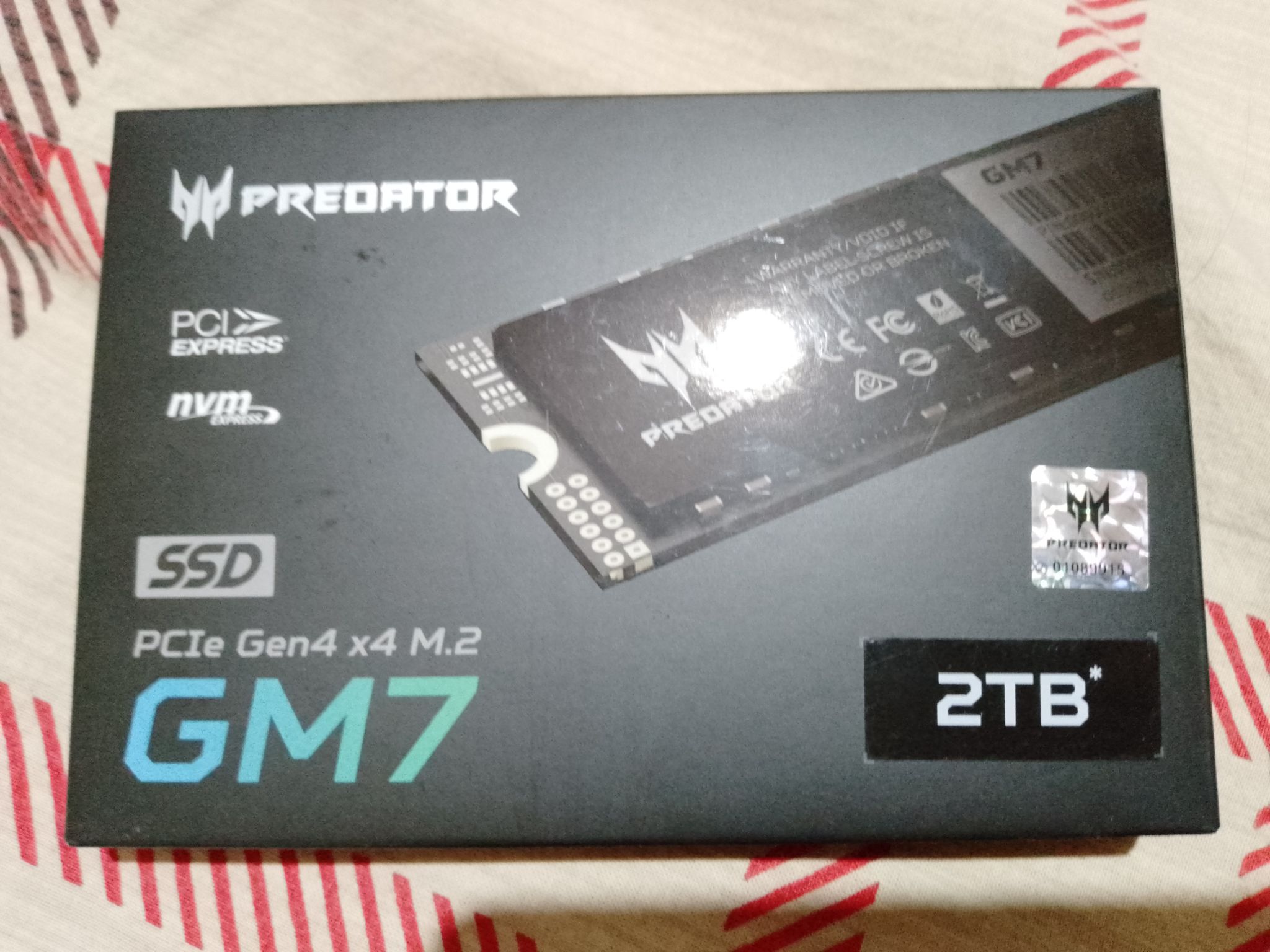 Накопитель SSD ACER Predator 2TB GM7 PCIe 4.0 x4 (BL.9BWWR.119) — купить в интернет-магазине ...