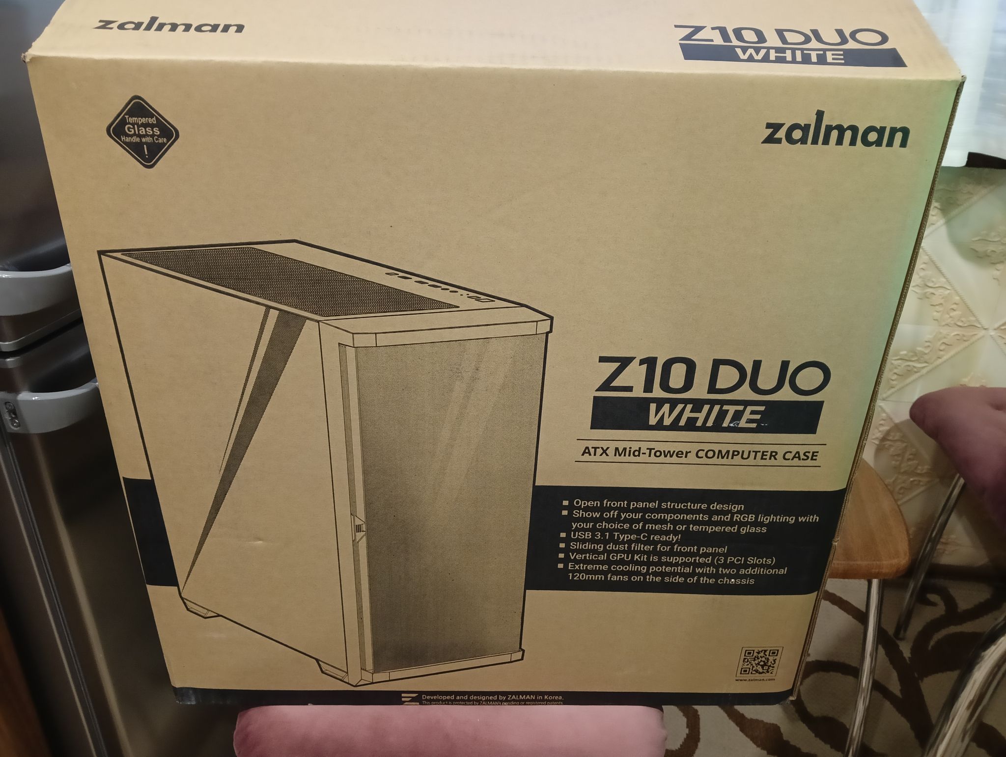 Корпус Zalman Z10 DUO White — купить в интернет-магазине ОНЛАЙН ТРЕЙД.РУ