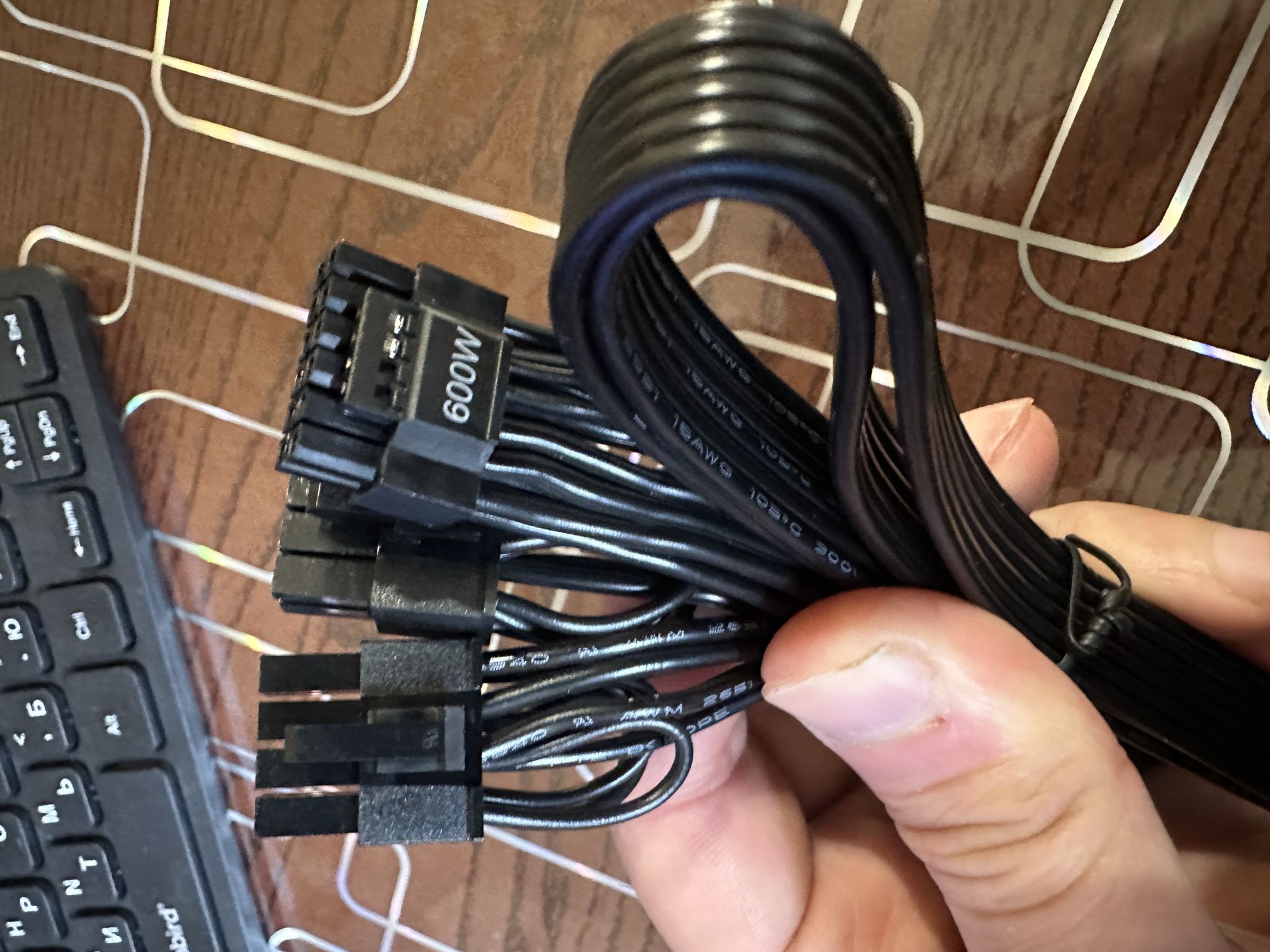 Кабель для видеокарты DeepCool 12VHPWR cable Bulk (OEM) — купить по ...