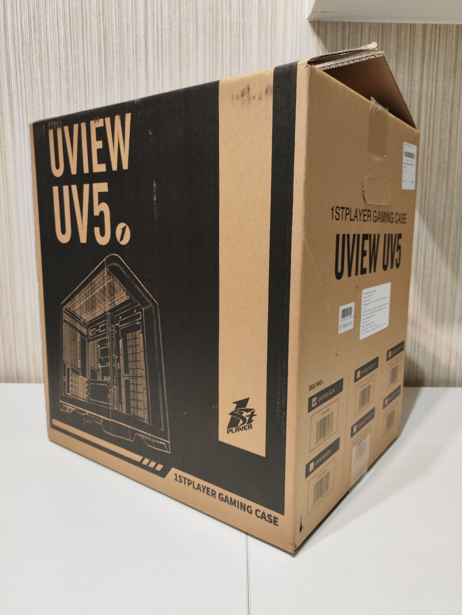 Корпус 1STPLAYER UVIEW UV5, черный (UV5-BK) — купить по низкой цене в интернет-магазине ОНЛАЙН ...