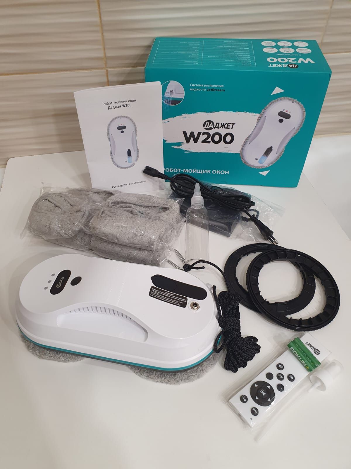 Робот-мойщик окон Даджет W200 KIT FB0319 — купить в интернет-магазине ...