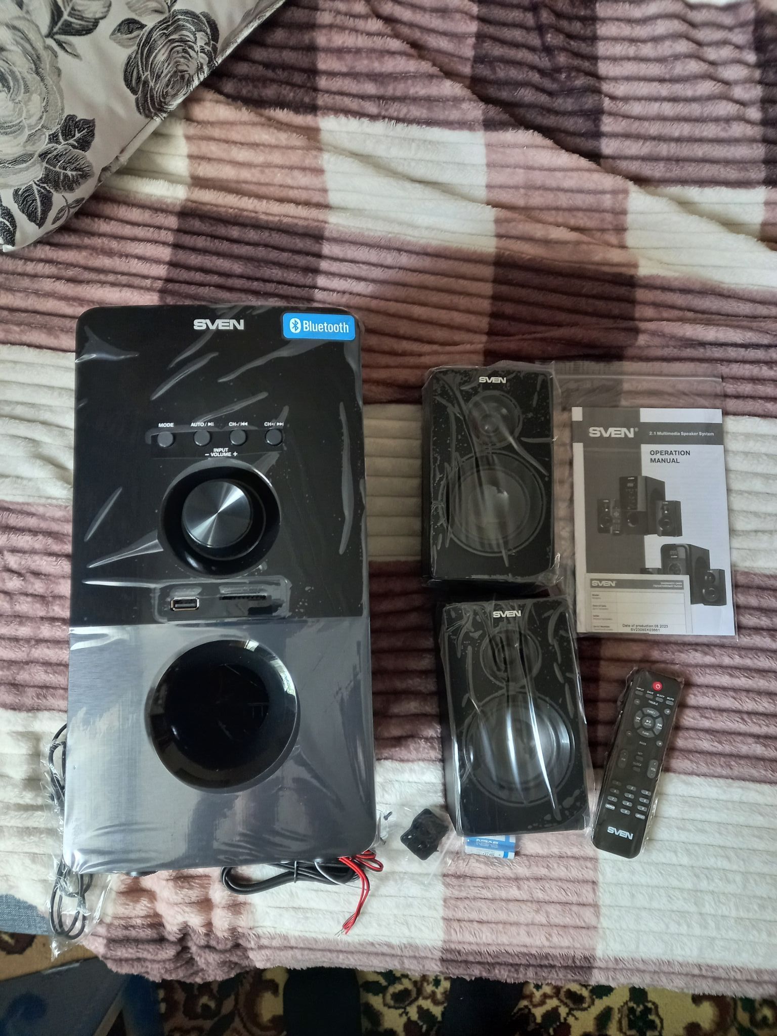 Колонки Sven MS-2050, черный (SV-013233) — купить по низкой цене в интернет-магазине ОНЛАЙН ТРЕЙД.РУ