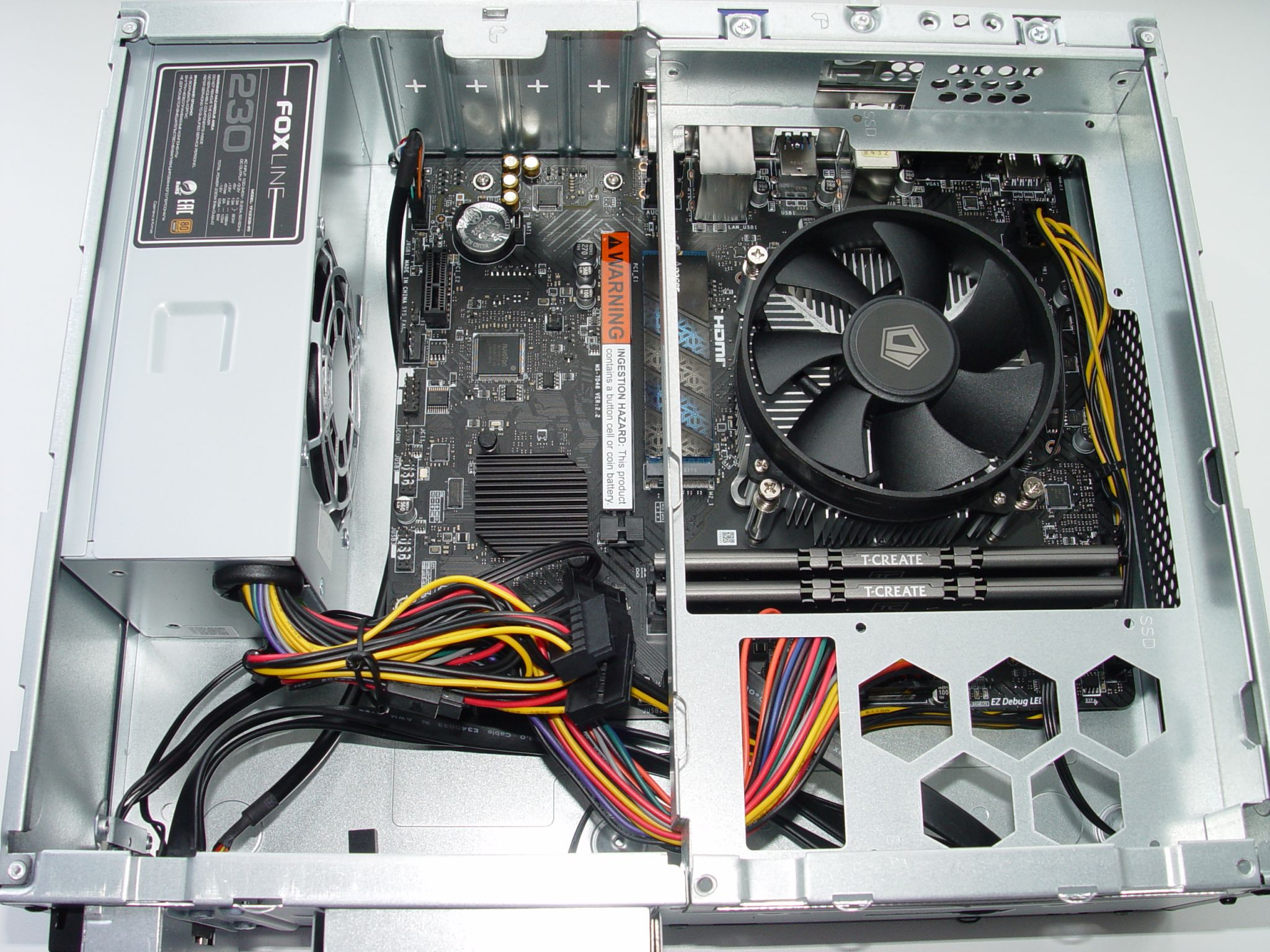 Корпус Foxline mATX 230W FL-1004-TFX230B-85 — купить в интернет ...