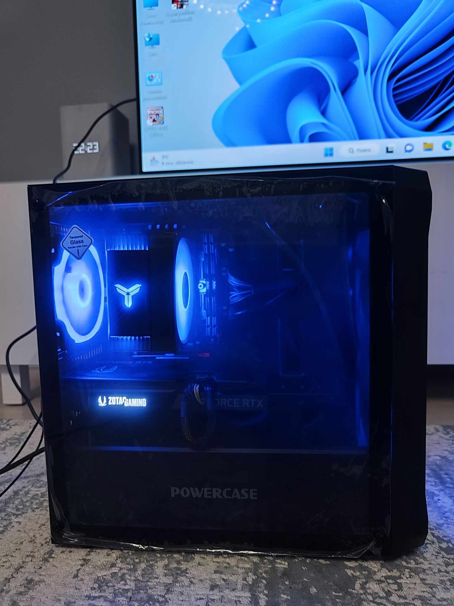 Корпус Powercase Mistral Micro A3B ARGB, черный (CMMAB-A3) — купить по ...
