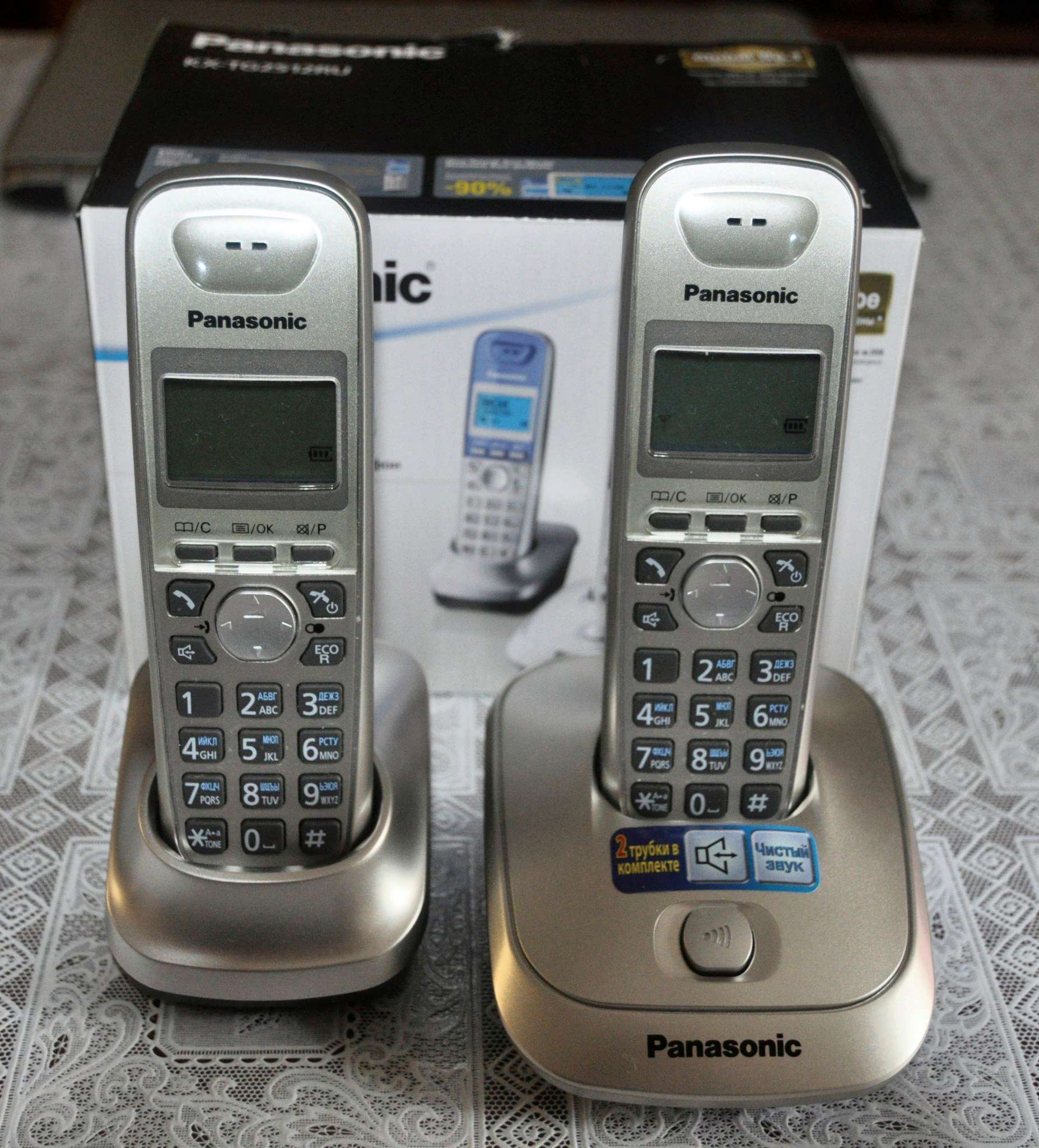 Радиотелефон PANASONIC KX-TG2512 RUN KX-TG2512RUN — купить по низкой ...