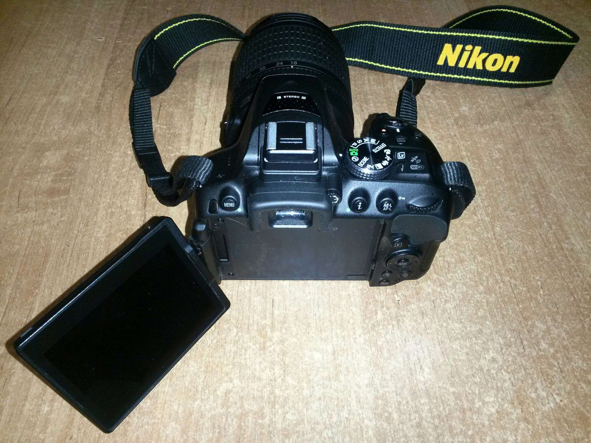 Цифровой зеркальный фотоаппарат Nikon D5300 Kit 18-105 VR Black ...