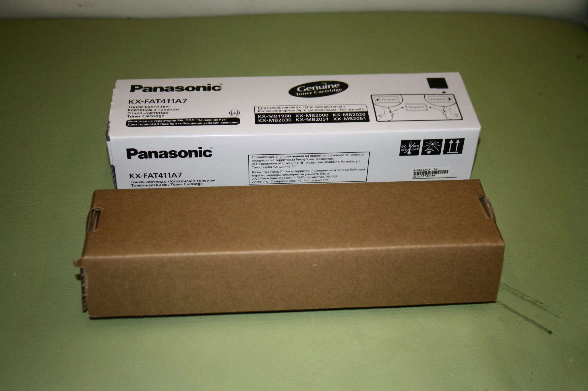 Тонер Картридж Panasonic KX-FAT411A для KX-MB2000/2010/2020/2030 (2 000 ...