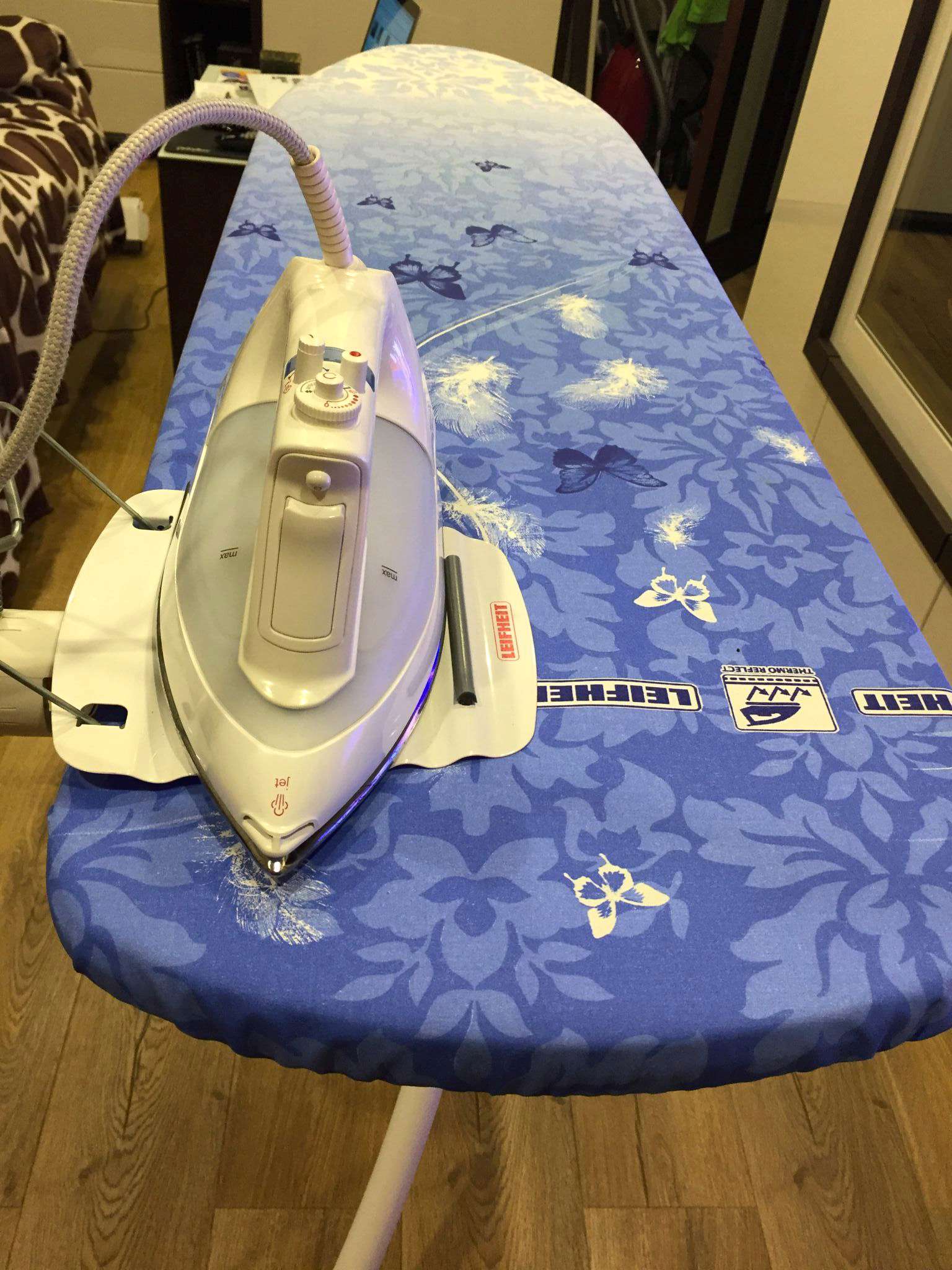 Гладильная доска LEIFHEIT AIRBOARD Deluxe XL Plus, 140х38 см, с ...
