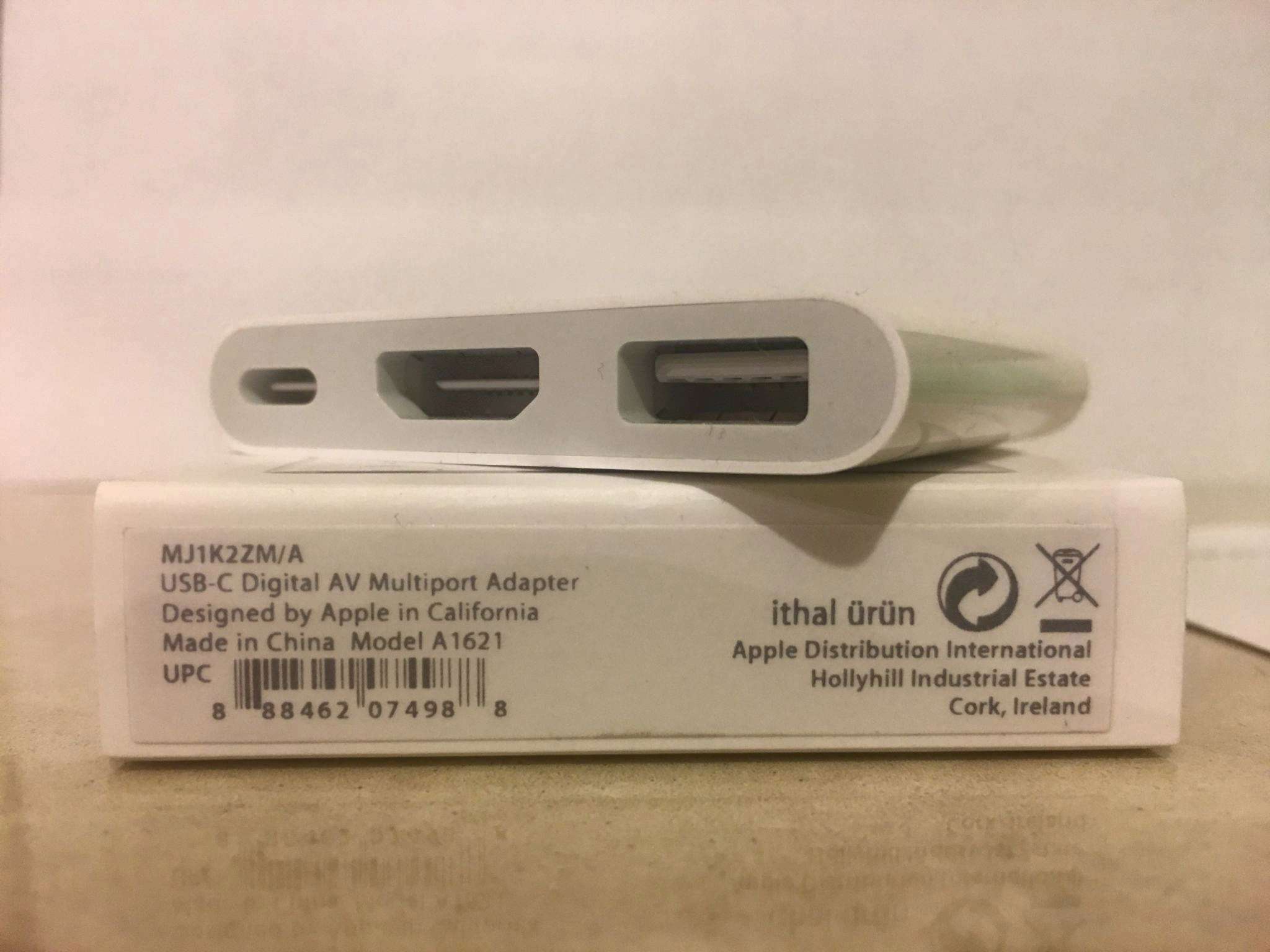 Адаптер Apple USB-C Digital AV Multiport Adapter (MJ1K2ZM/A) — купить в ...