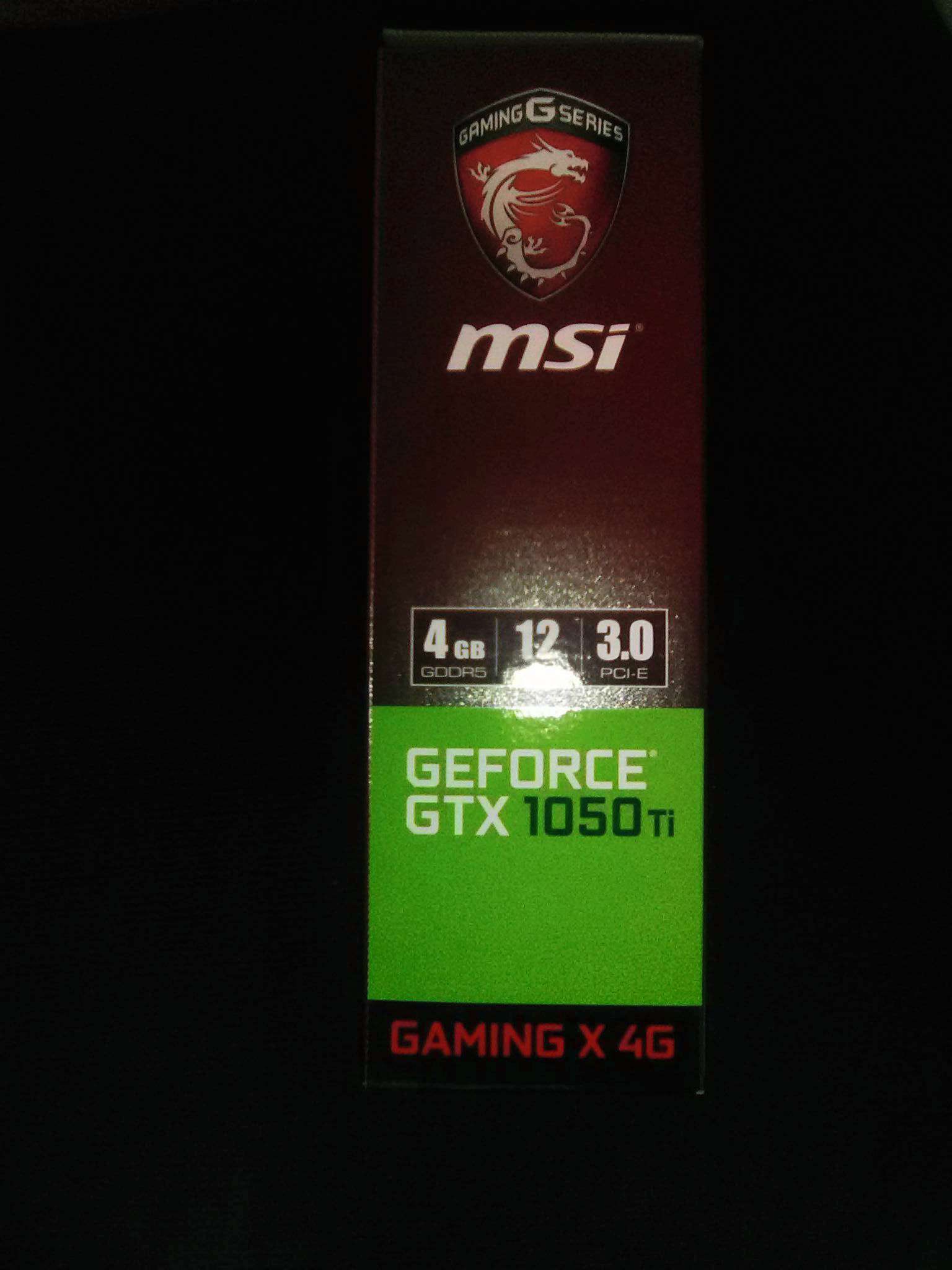 Видеокарта MSI GeForce GTX 1050 Ti HDM 4G GTX 1050 Ti GAMING X 4G ...
