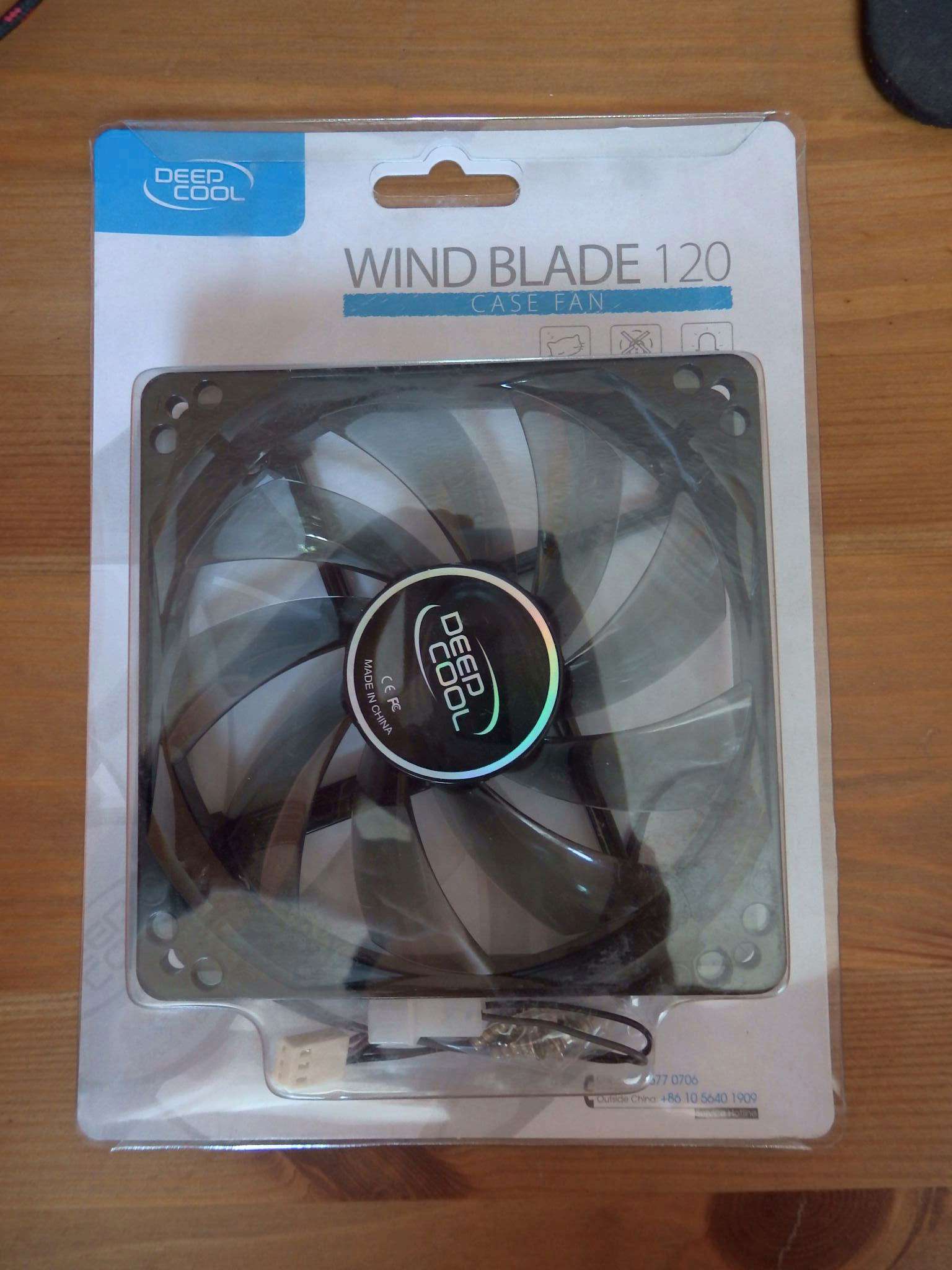 Вентилятор для корпуса Deepcool Wind Blade 120 Blue — купить в интернет ...