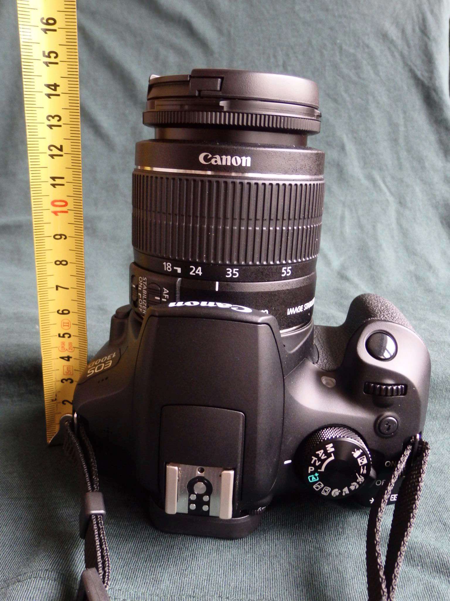 Цифровой зеркальный фотоаппарат Canon EOS 1300D kit 18-55 IS II ...